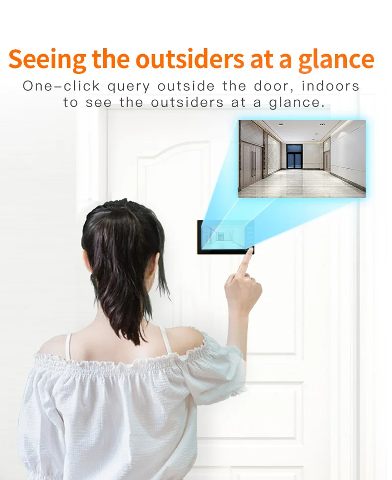 Smart Door Viewer - 4.3inch Hidden Peephole Camera