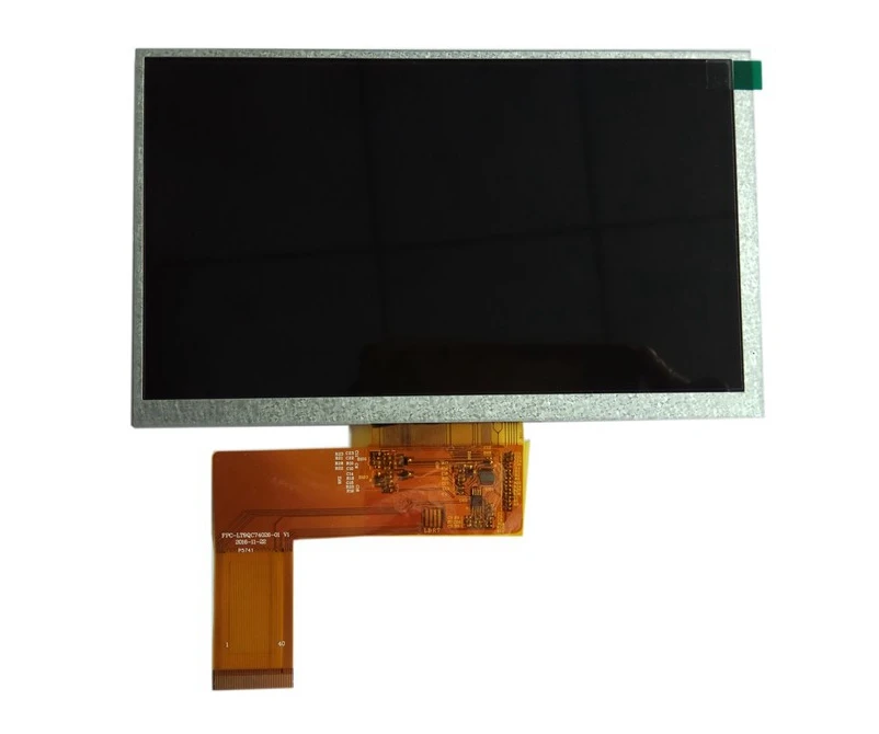 7'' Tft 800x480 Tft Display 40pin Interface Lcd Module 400 Nits Tft ...