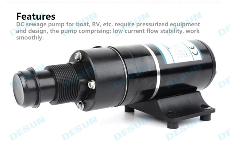 Desun 12-24v 3m 45l/min Mini Submersible Electricwater Treatment ...