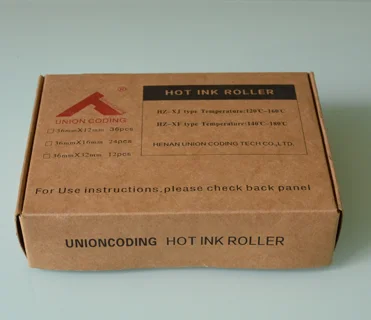 Batch Code Printing My380 Black Dia 36mm Height 16mm Hot Ink Roller Hot Solid Ink Roll - Buy Hot ...