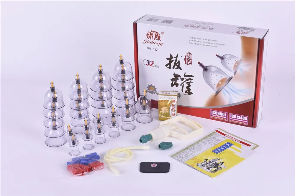 Cupping Therapy Set Cupping Set For Acupuncture Points 32 Vacuum ...