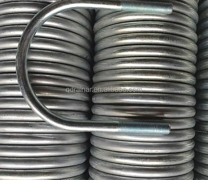 Klem Pipa Bulat Galvanis Putih Dan Biru Baut U/lampu Pipa Tipe U - Buy ...