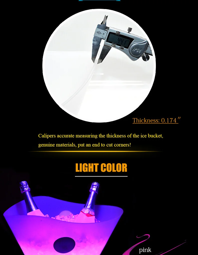 12l Extra Large Outdoor Standing Beer Acrylic New Personalized Led ...