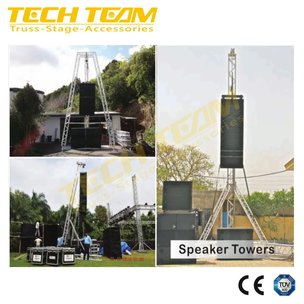 6.5m Speaker Lift Line Array Crank Stand for Sale - TECH TEAM