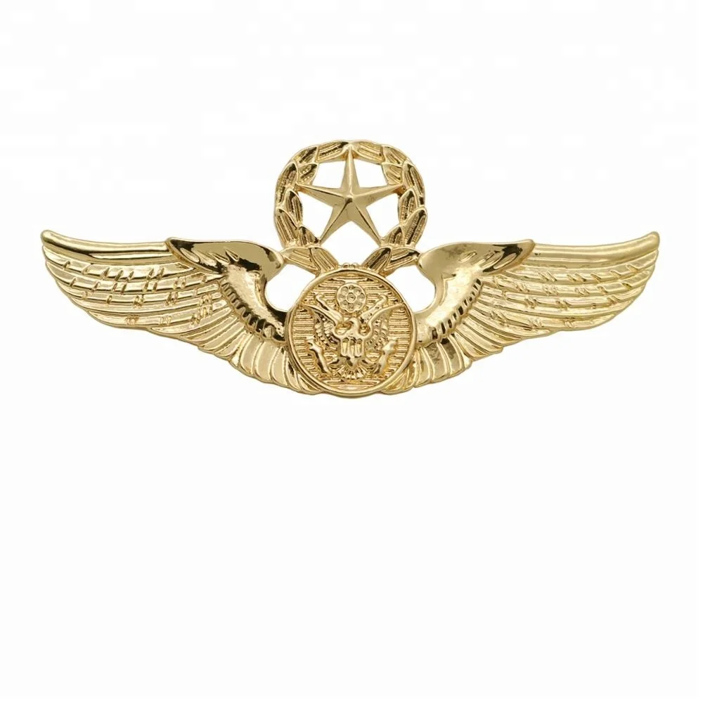 Custom Cabin Crew Suit Wing Badge - Buy Suit Wing Badge,Crew Suit Wing ...