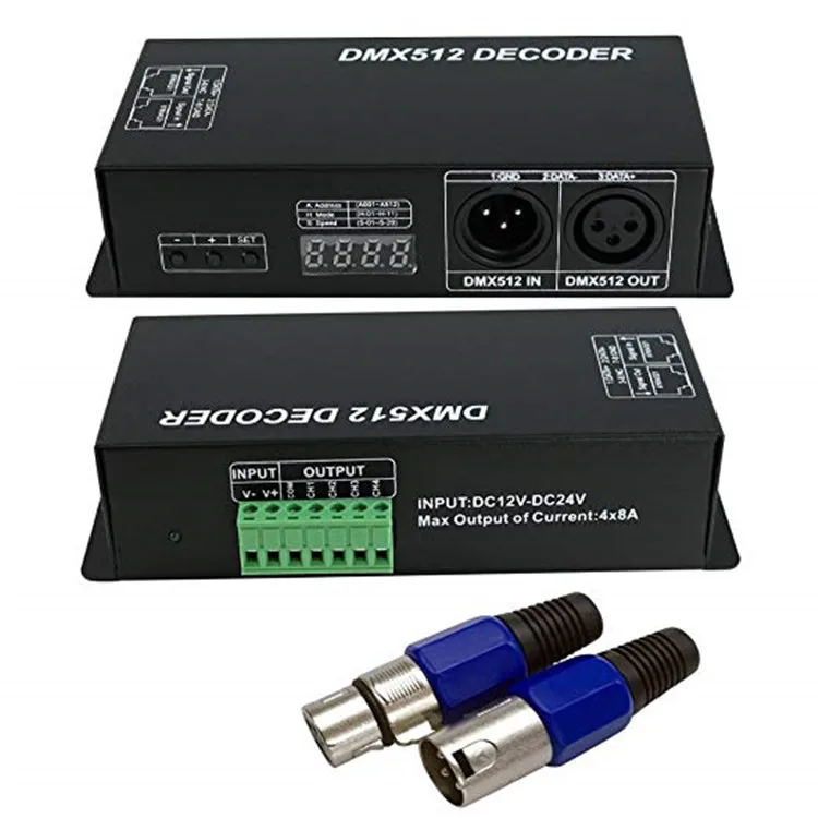 Dmx 512 Digital Display Decoder,Dimming Driver Dmx512 Controller For ...
