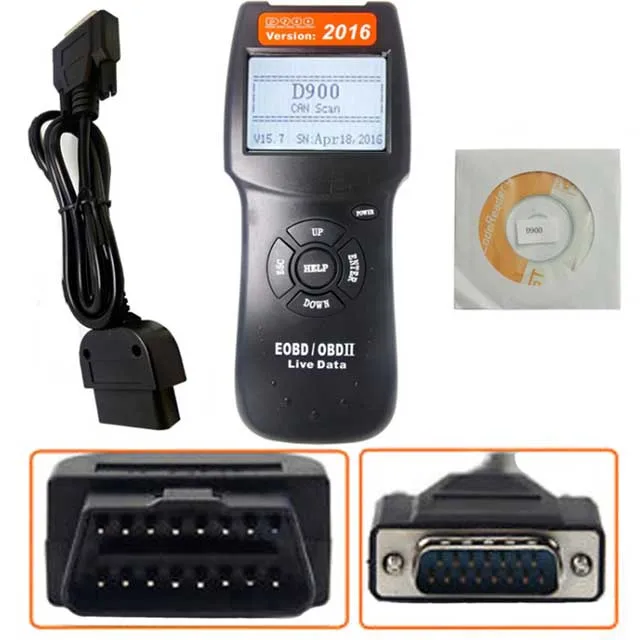 D900 Code Reader - OBD2 EOBD Diagnostic Scan Tool for Toyota Avanza II