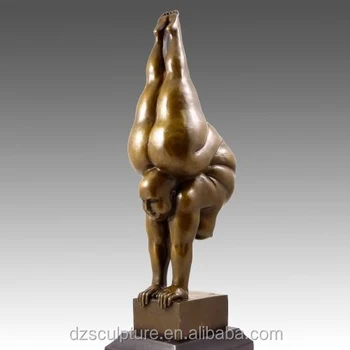 New Design Bronze Sculpture Yoga Fat Lady Sculpture - Buy Yoga,Yoga ...