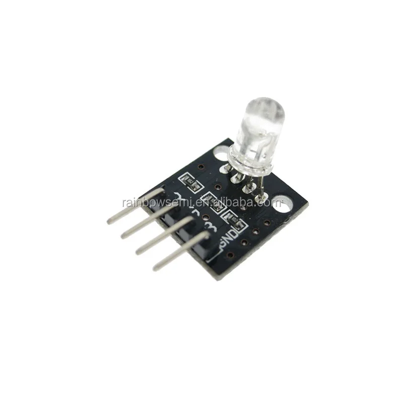 4针KY-016三色3色RGB发光二极管传感器模块DIY启动器套件KY016热卖| Alibaba.com