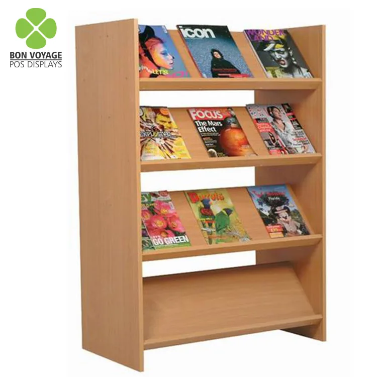 Customizable Wooden Display Racks for Comic Books & Magazines
