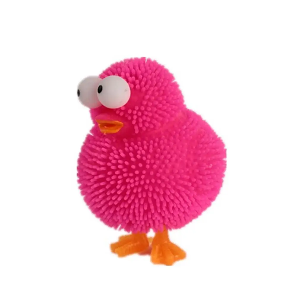 Classic Little Chicken And Duck Flashing Puffer Ball Funny Animal ...