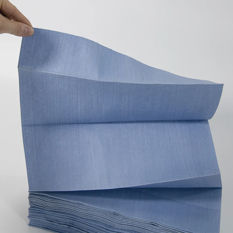 Industyr Machine Use Blue Jumbo Roll Disposable Nonwoven Spunlance ...