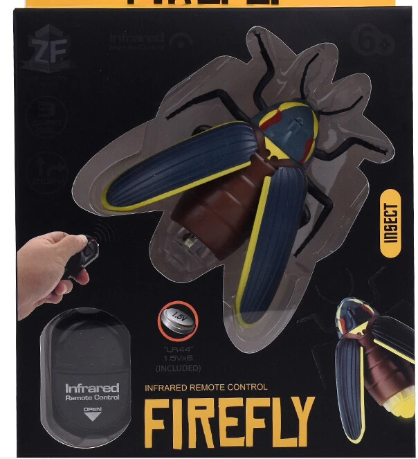 Magic Rc Firefly Insect Toys Lighting Glowworm Ir Robotic Prank Animal ...