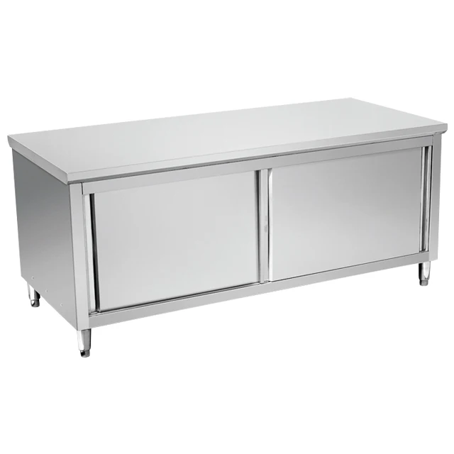 Modern Stainless Steel Kitchen Cabinets for Restaurants | Durable Steel ...
