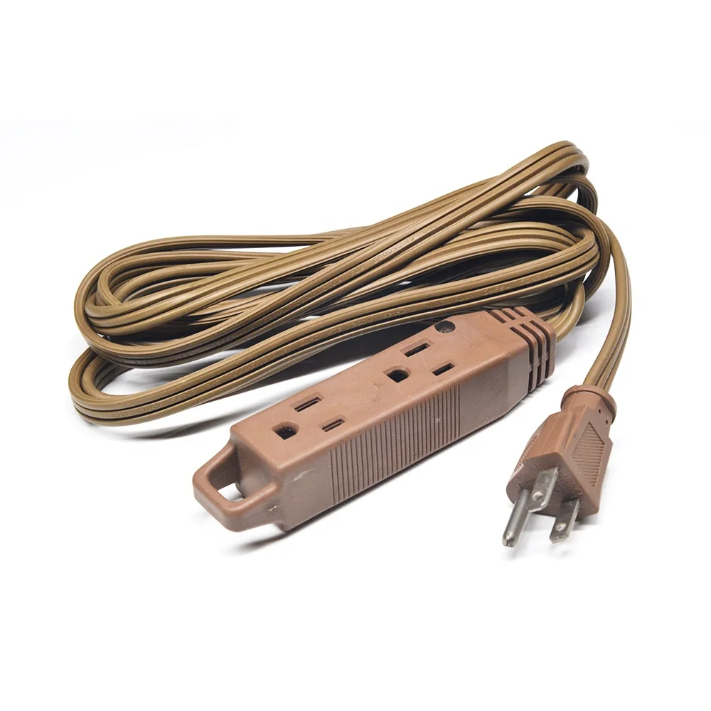 Indoor Office Low-Profile Right Angle Flat Plug Coffee Power Cord 3 ...
