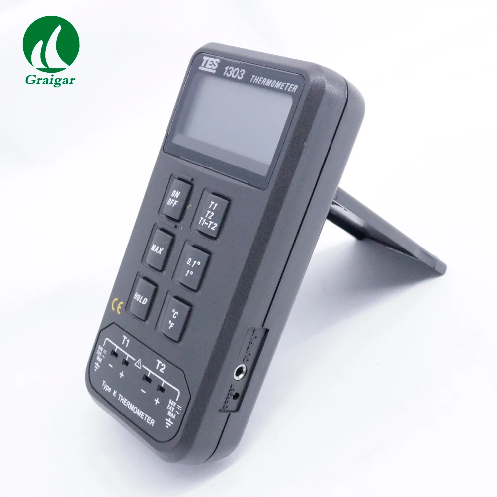 TES-1303 Dual Input Digital Thermometer - Precision & Reliability