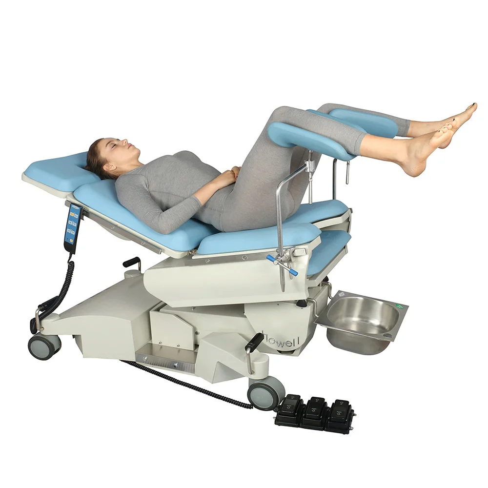 Hospital Equipment Electric Gynecological Obstetric Table Delivery Bed ...
