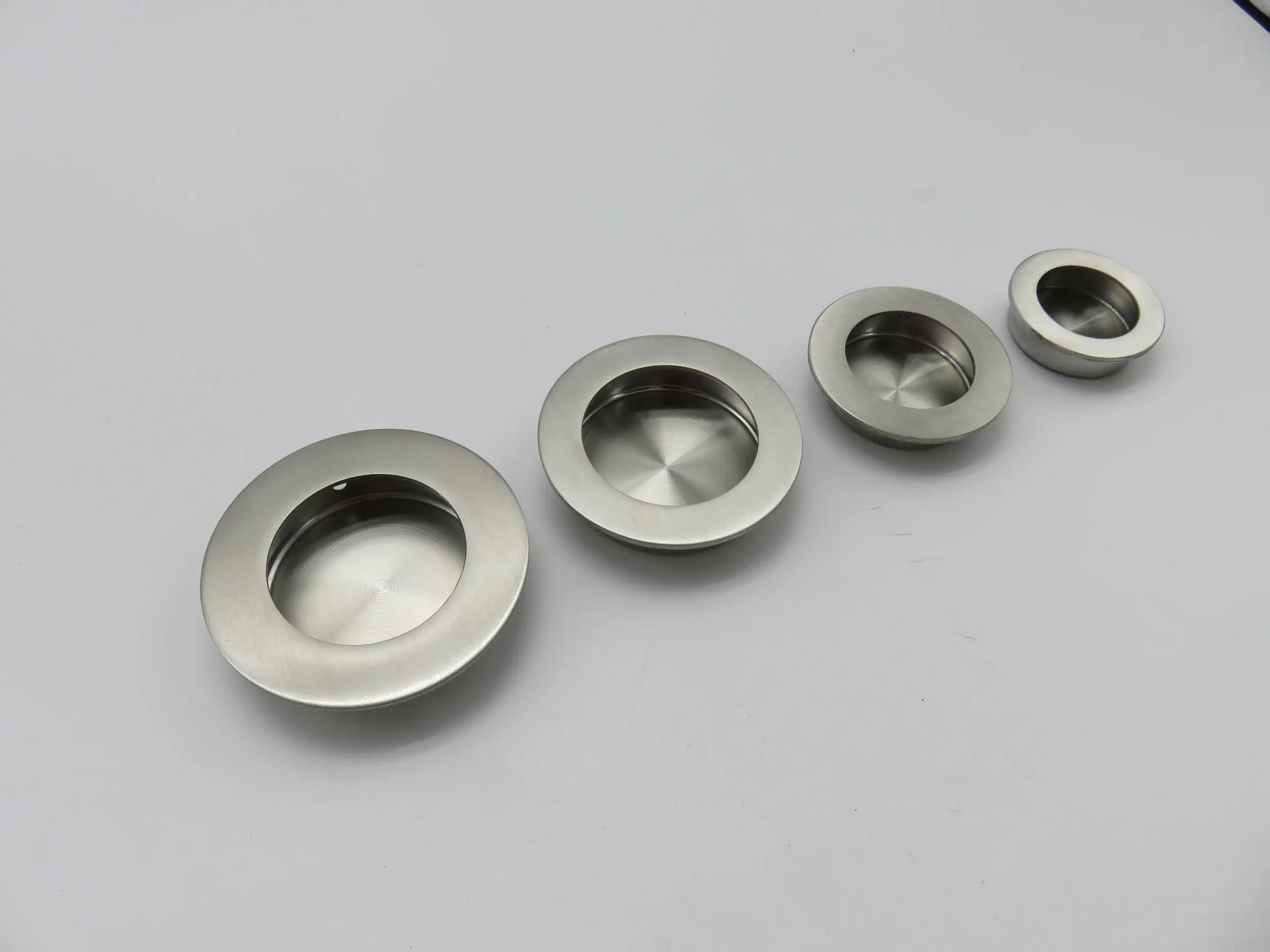 Round Stainless Steel Flush Mount Handle With Size Dia 30mm,40mm,50mm ...
