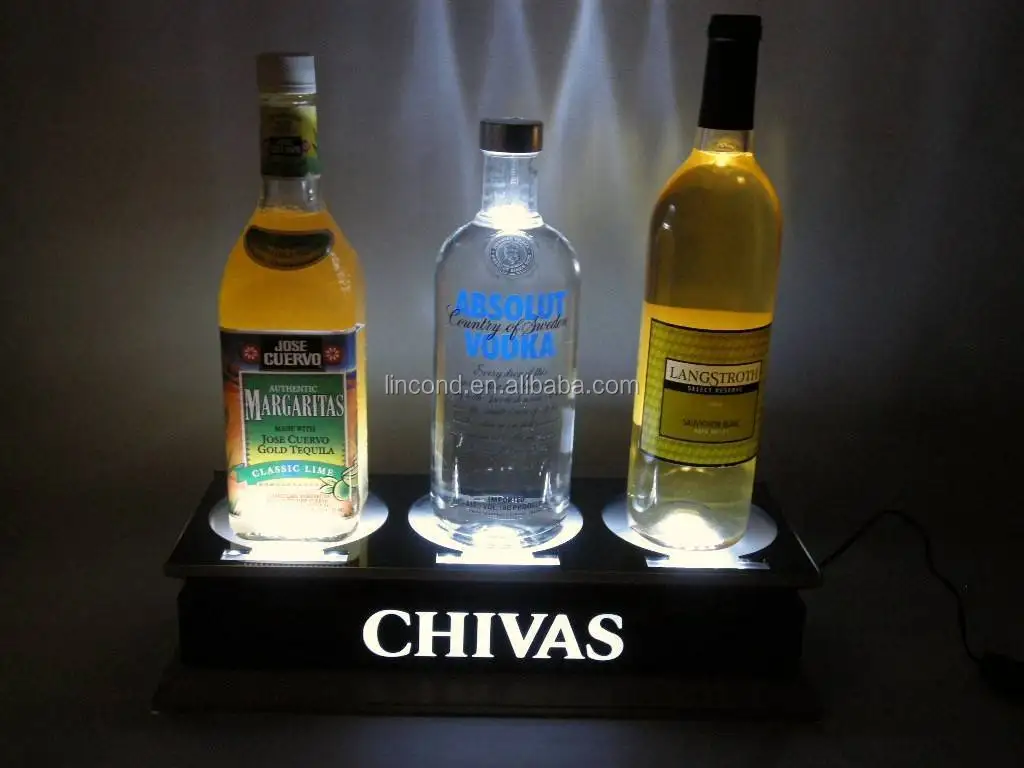 Led Vodka Bottle Glorifier - Exhibition Display Stand