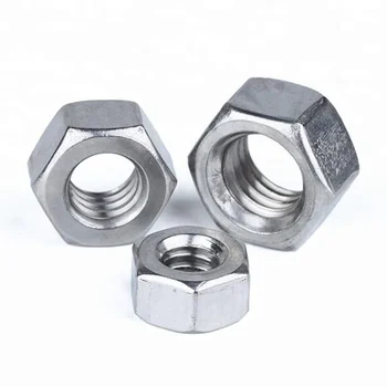 M4 M90 M100 Stainless Steel A4-70 Hex Full Threaded Nut Din934 - Buy A4 ...