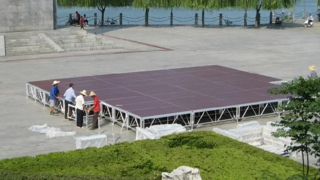 High Quality Outdoor Concert Stage Platform Movable Plywood Stage For ...