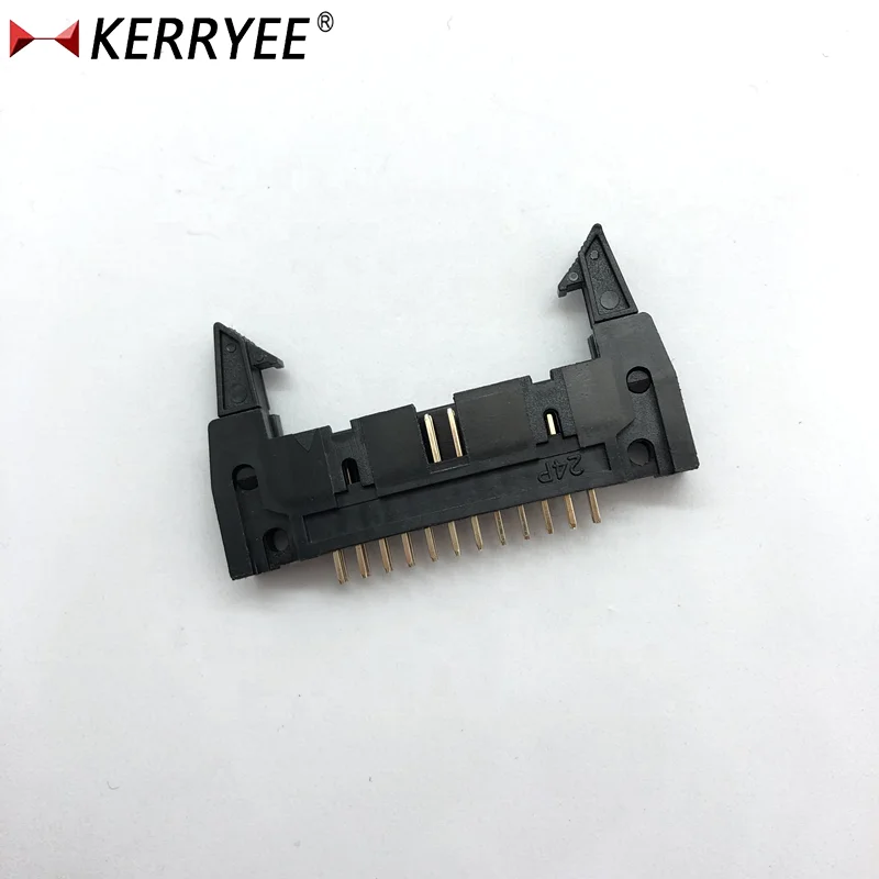 24P 2.54mm pitch shrouded box header with IDC lock| Alibaba.com