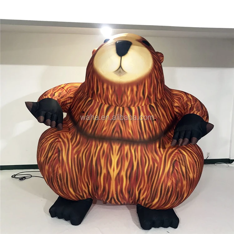 Happy Groundhog Day Inflatable Groundhog Giant Customized Cartoon Model ...