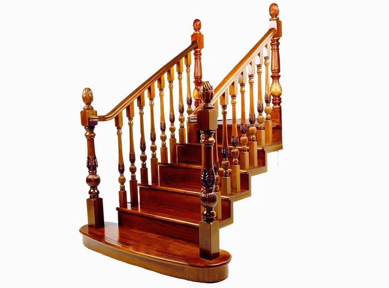 Solid Wood Handrail - Red Oak for Staircases & Decks