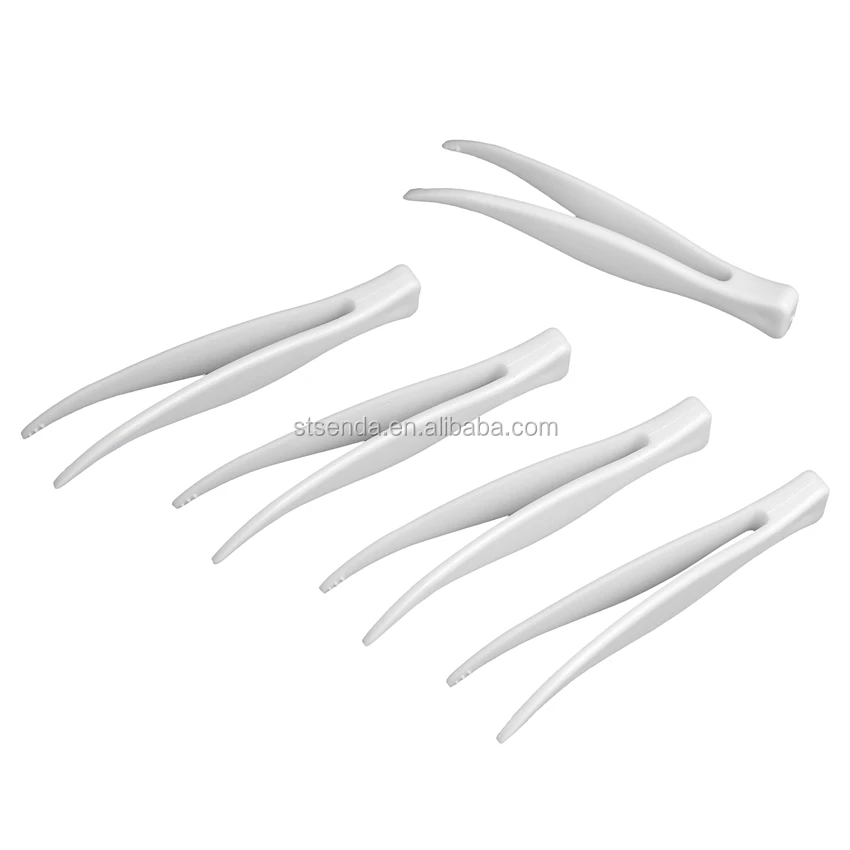 70mm White Colorplastic Tweezer - Precision and Durability