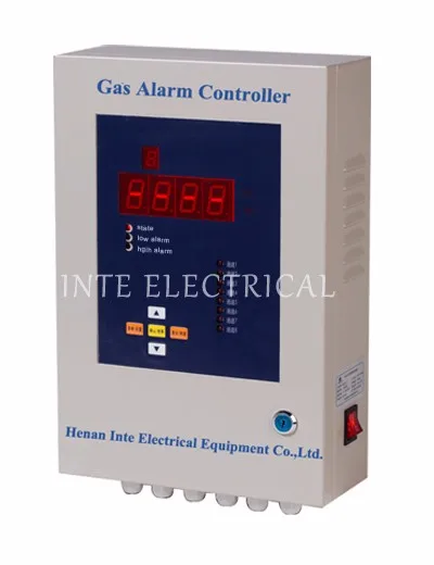 KQ500 8channel gas alarm control panel gas detection controller with ...