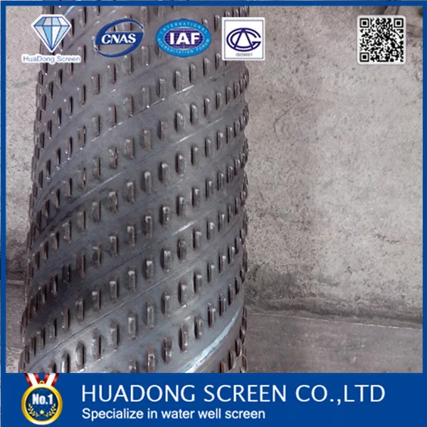 Carbon steel water well shutter screen for sand controling / Water well ...