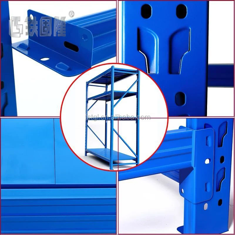 Heavy-Duty Double-Sided Industrial Steel Warehouse Storage Shelf ...