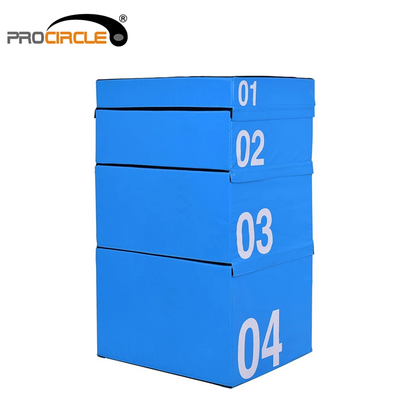 Colorful Multifunctional Foam Plyo Boxes Sets for Training
