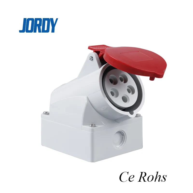Ip44 Cee/iec Industrial Plug And Socket 5pin 32amp Waterproof High ...