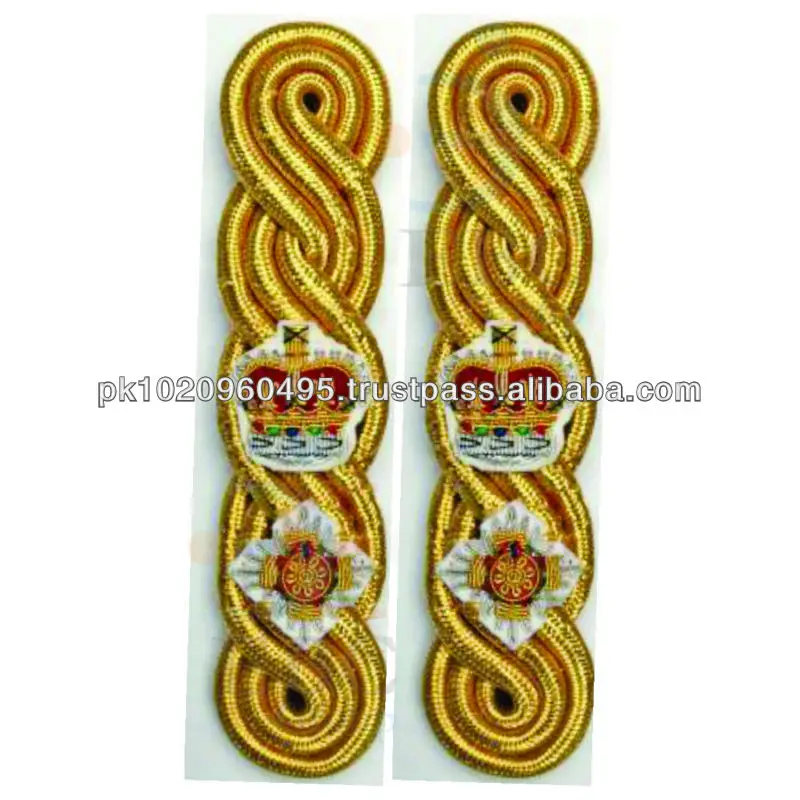 Wholesale Gold Shoulder Cord Knot High Quality Corded Epaulettes And ...