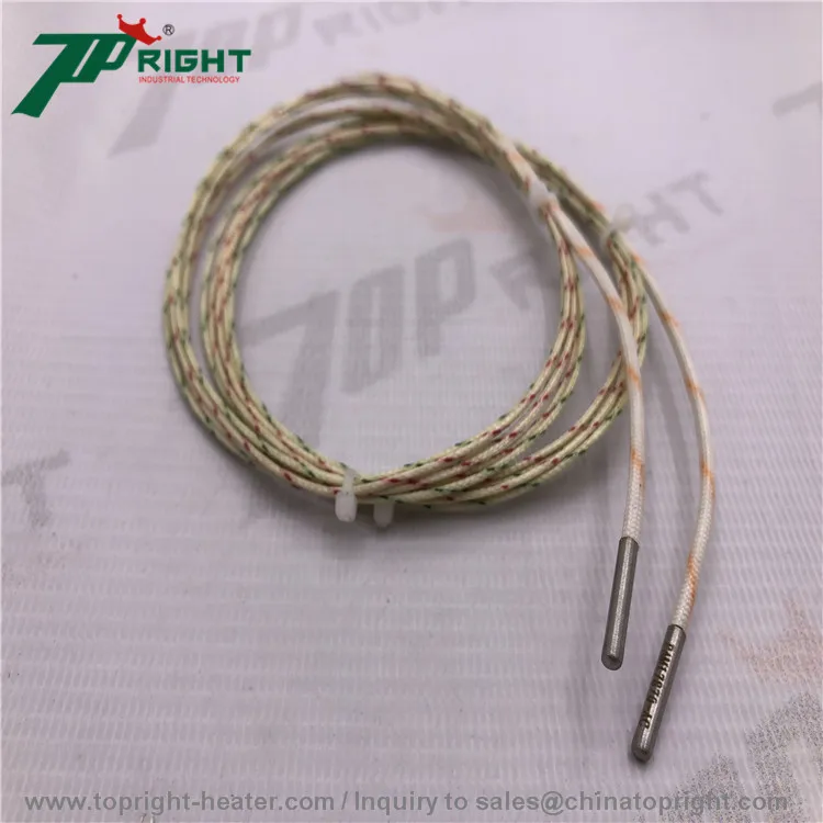 Dia.3x17mm Rtd Pt1000 Thermal Resistance Temperature Sensor With ...