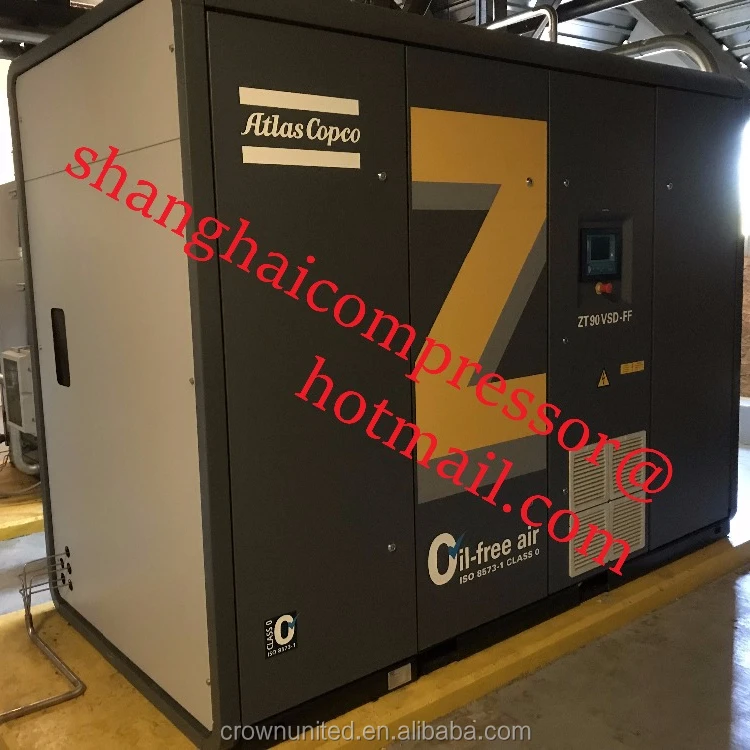 ZT55VSD ZT75VSD ZT90VSD, ATLAS COPCO VSD TYPE AIR COMPRESSOR, ROTARY ...