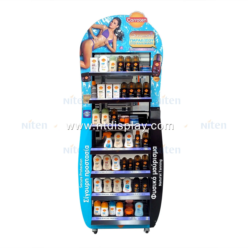 Wooden Floor Custom Design Candle Display Case Commercial Candle ...