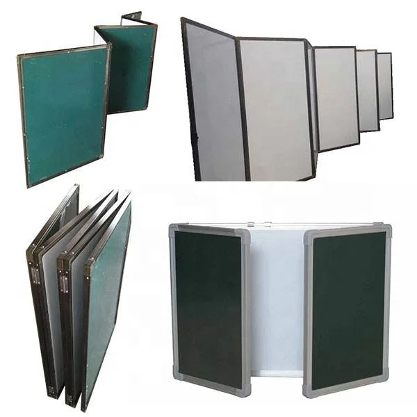Three Element Folded Blackboard Five Screen Triple Folding Writing ...