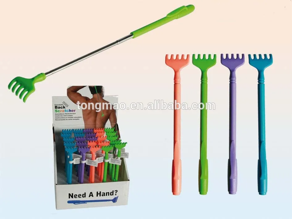 Novelty Plastic Portable Expandable Telescopic Back Scratcher