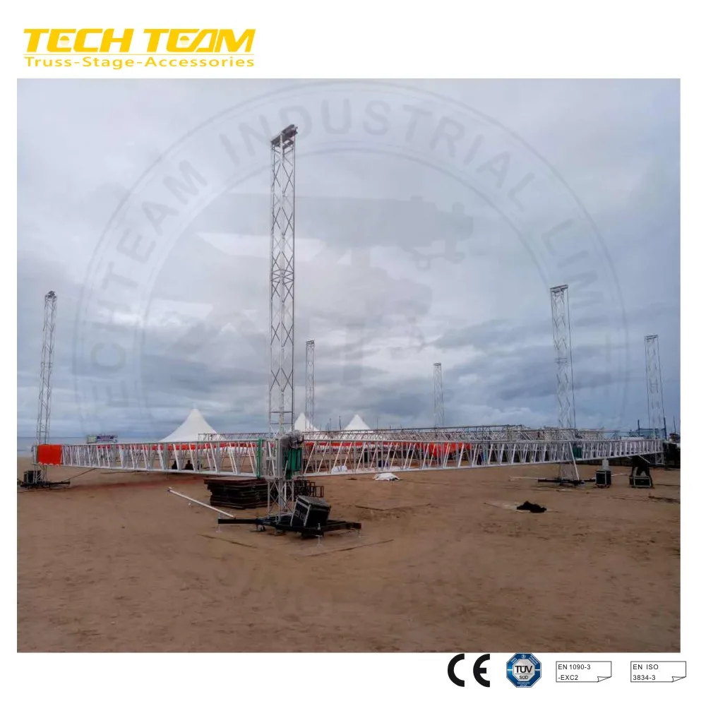 Telescopic Lifting Tower Lift Tower Truss System Aluminum Ground ...