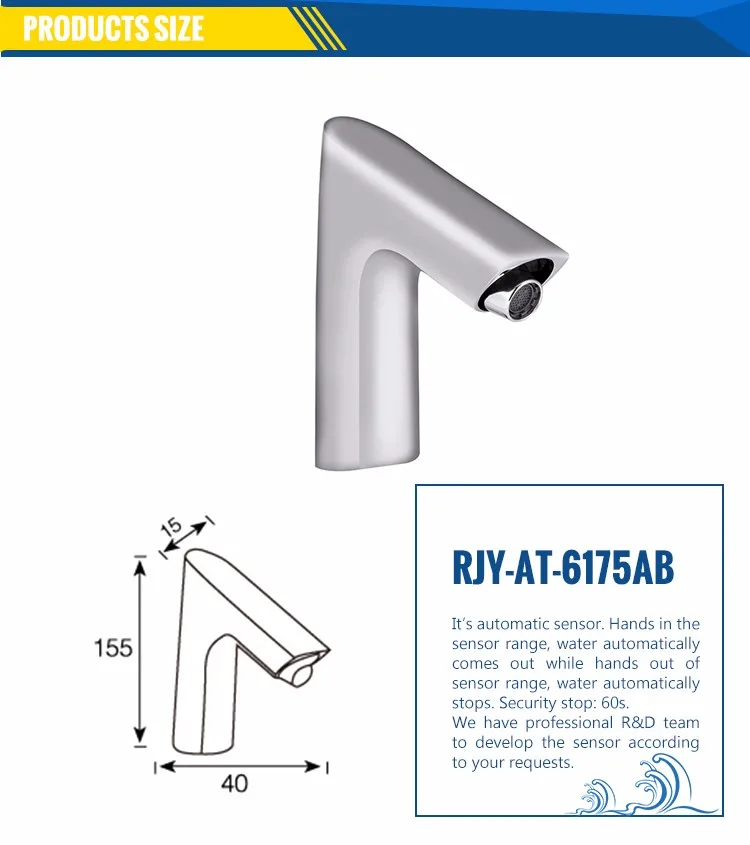 Automatic Tap Sensor Electric Water Mixer Bathroom DC Power Sensor ...