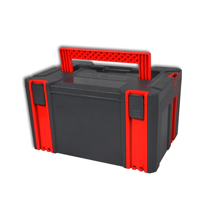 VERTAK Plastic Portable Modular Mobile Tool Storage Box Set