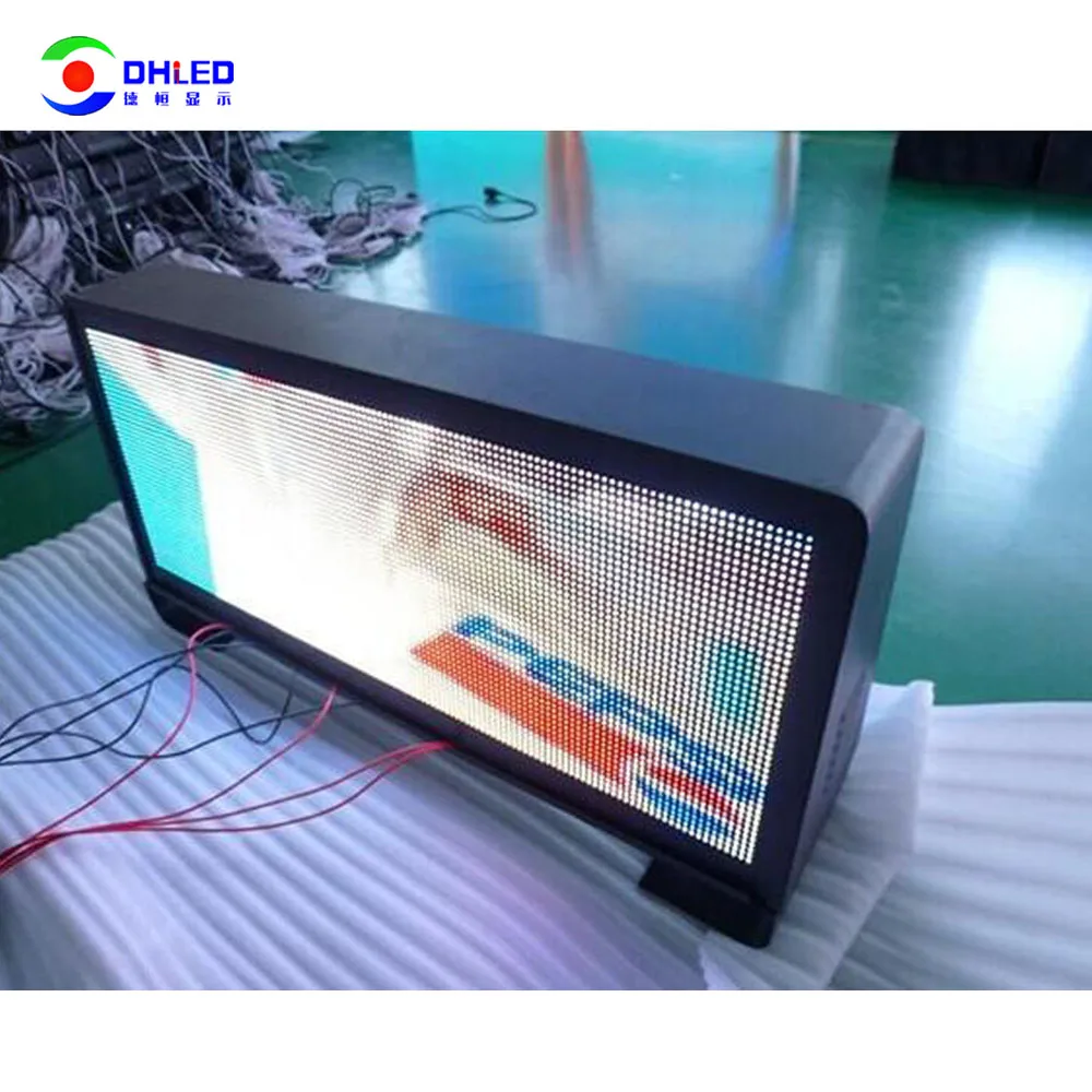 4g Wifi Control System Car Roof Led Display One Side /double Side Taxi ...