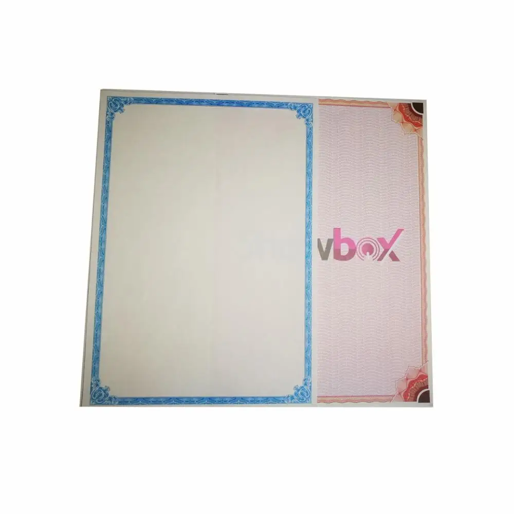 Security Watermark Paper Diploma Printing Certificate With Hologram ...