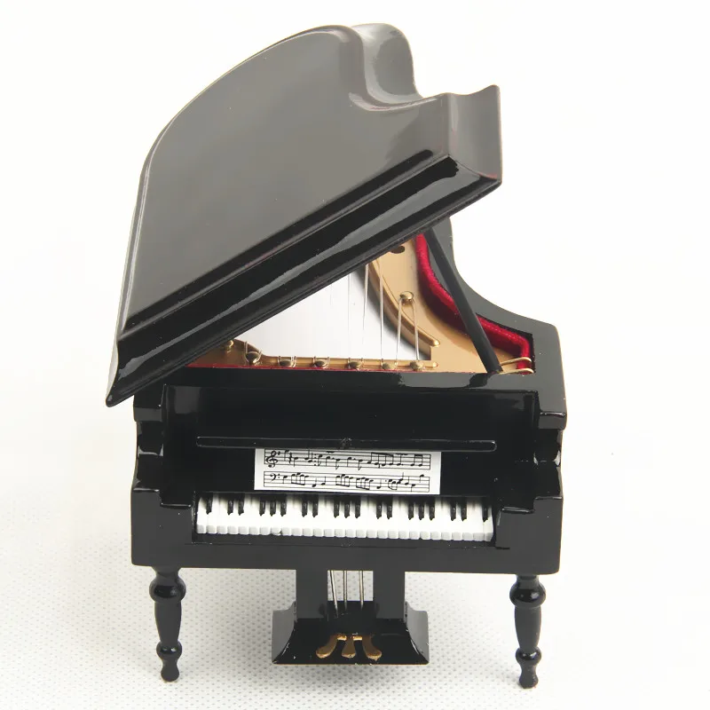 Mini Grand Piano Model Craft Mini Model Birthday Gift Mini Piano Music ...