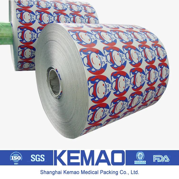KEMAO Heat Sealing Aluminum Foil for Yogurt Cups & Capsules
