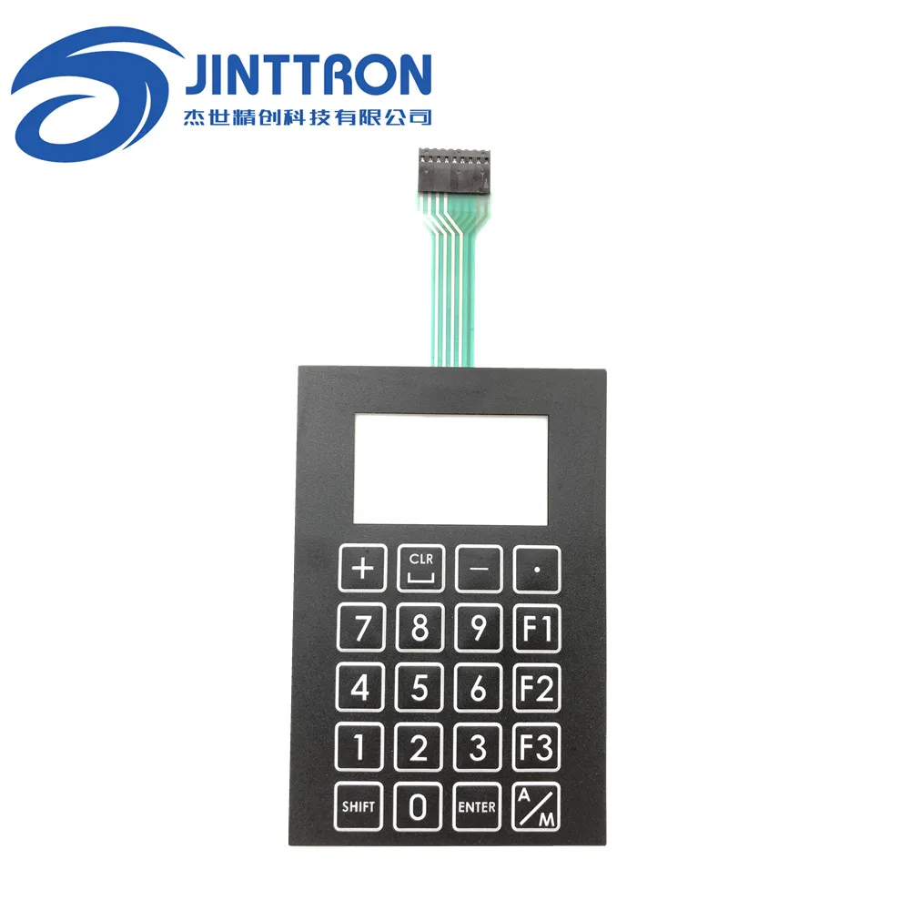 4 X 5 Membrane Switch Keypad Poly Dome Pc Flat Transparent Display ...