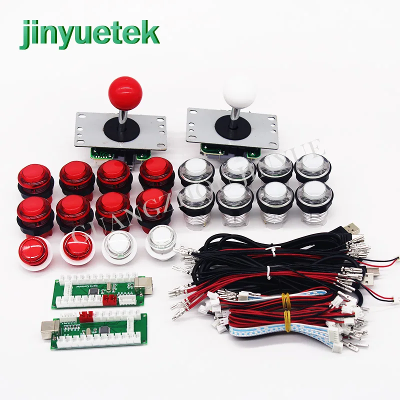 Diy Arcade Cabinet Kit Zero Delay Usb Encoder To Pc 8way Joystick Diy ...