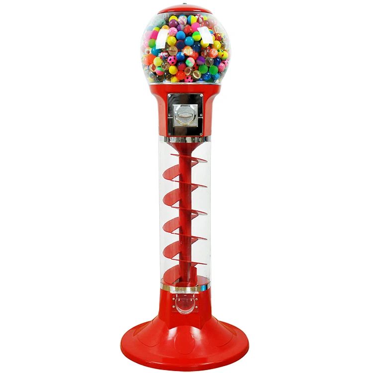 High Quality Coin Operated Sprial Machine For Candy Vending/gumball ...